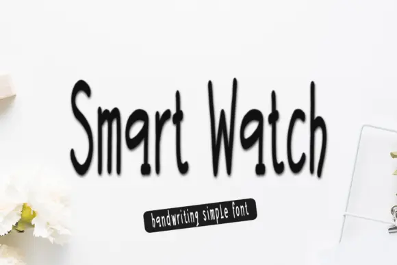 Smart Watch Font – Playful Handwritten Style for Fun Designs - Font Canyon
