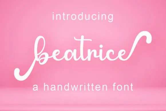 Beatrice Font – Enchanting Script for Branding Logos, and Quotes - Font ...