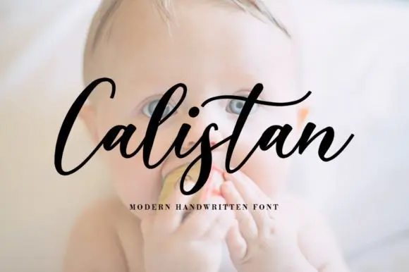 Calistan Font – Romantic Elegant Handwritten Script - Font Canyon