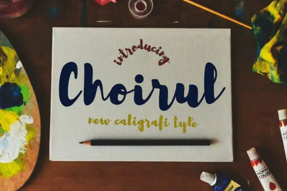 Choirul Font – Elegant Handcrafted Script Typeface - Font Canyon