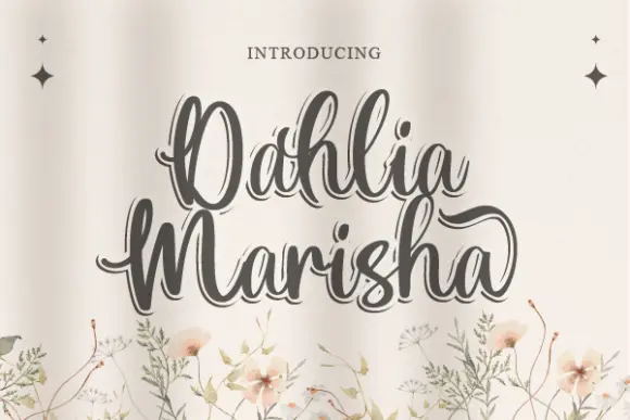 Dahlia Marisha Script Font: Enhance Your Designs - Font Canyon