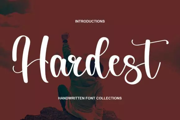 Hardest Font – Elegant Handwritten Script Typeface - Font Canyon