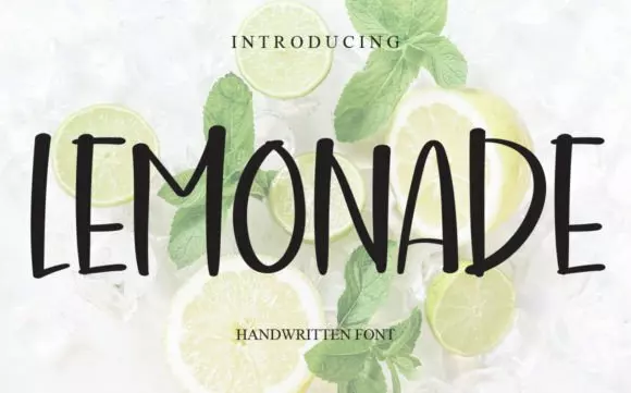 Lemonade Font – Sweet Handwritten Script Typeface - Font Canyon