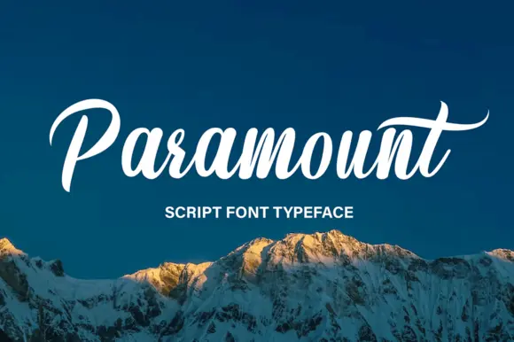 Paramount Font – Elegant Vintage Script for Logos and Displays - Font ...