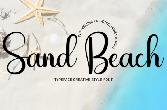 Sand Beach Font – Sweet Handwritten Typeface - Font Canyon