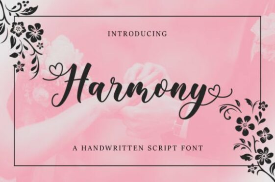 Harmony Font - Font Canyon Harmony Font - Font Canyon