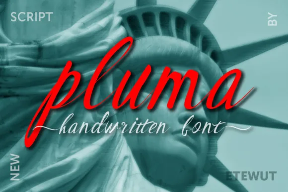 Pluma Font - Font Canyon